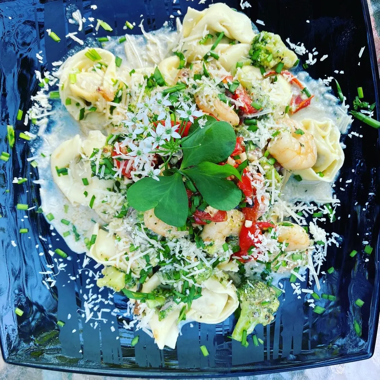 Shrimp Tortellini with Broccoli | Recipes from The Garden of Eden